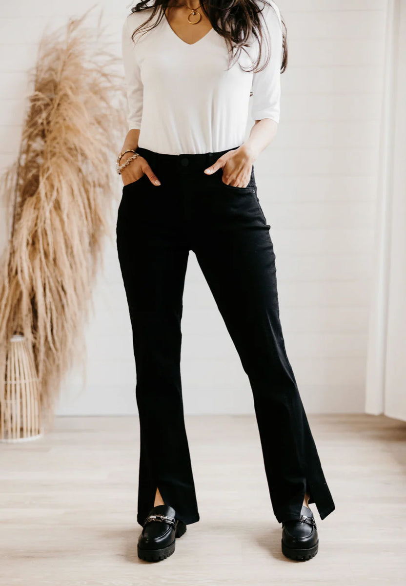 Mac and Me Ab Solution High Rise Itty Bitty Boot with Front Slit – Mainstream Boutique Woodbury ...